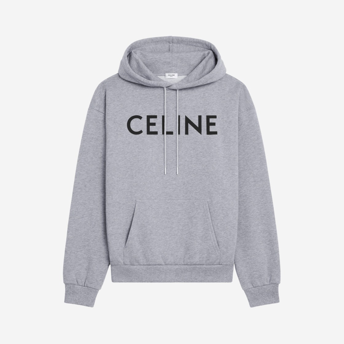 셀린느 루즈 후드 코튼 플리스 그레이 블랙 | Celine | KREAM