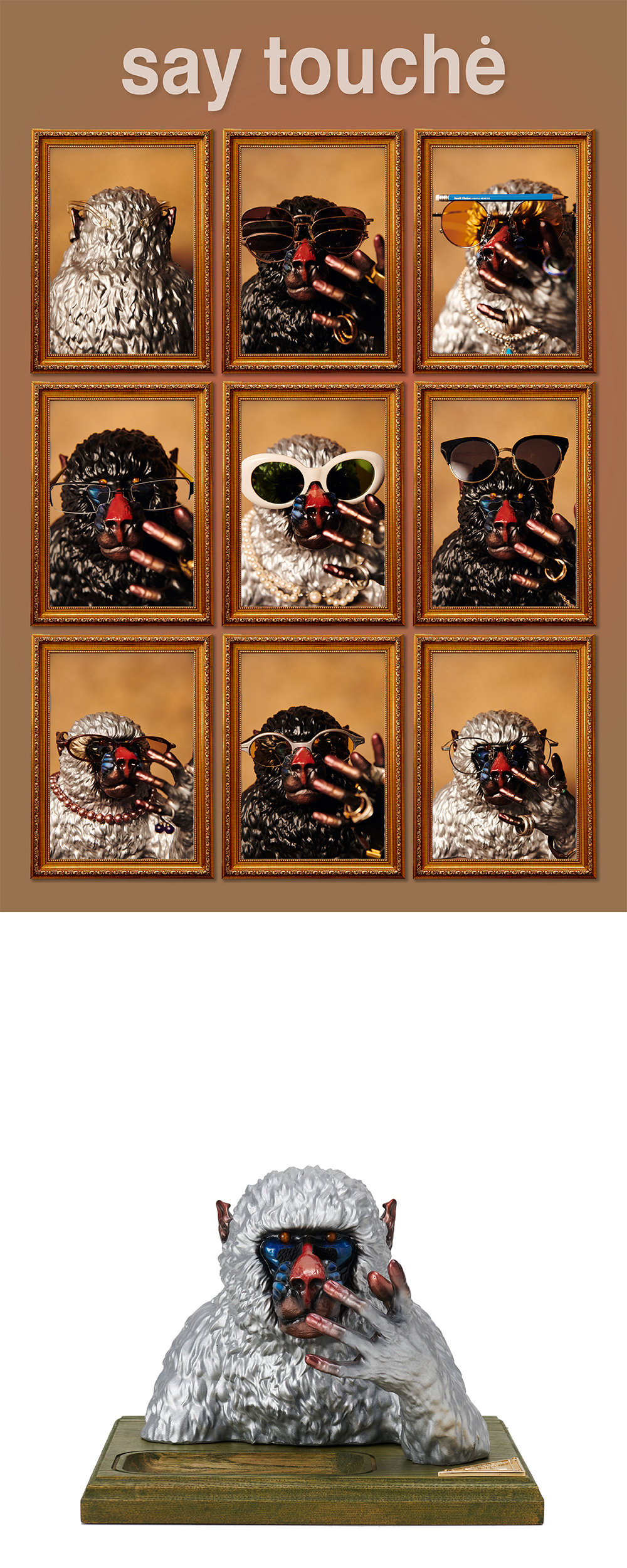 세이투셰 맨드릴 주얼리 & 안경 홀더 실버 | Say Touche | KREAM