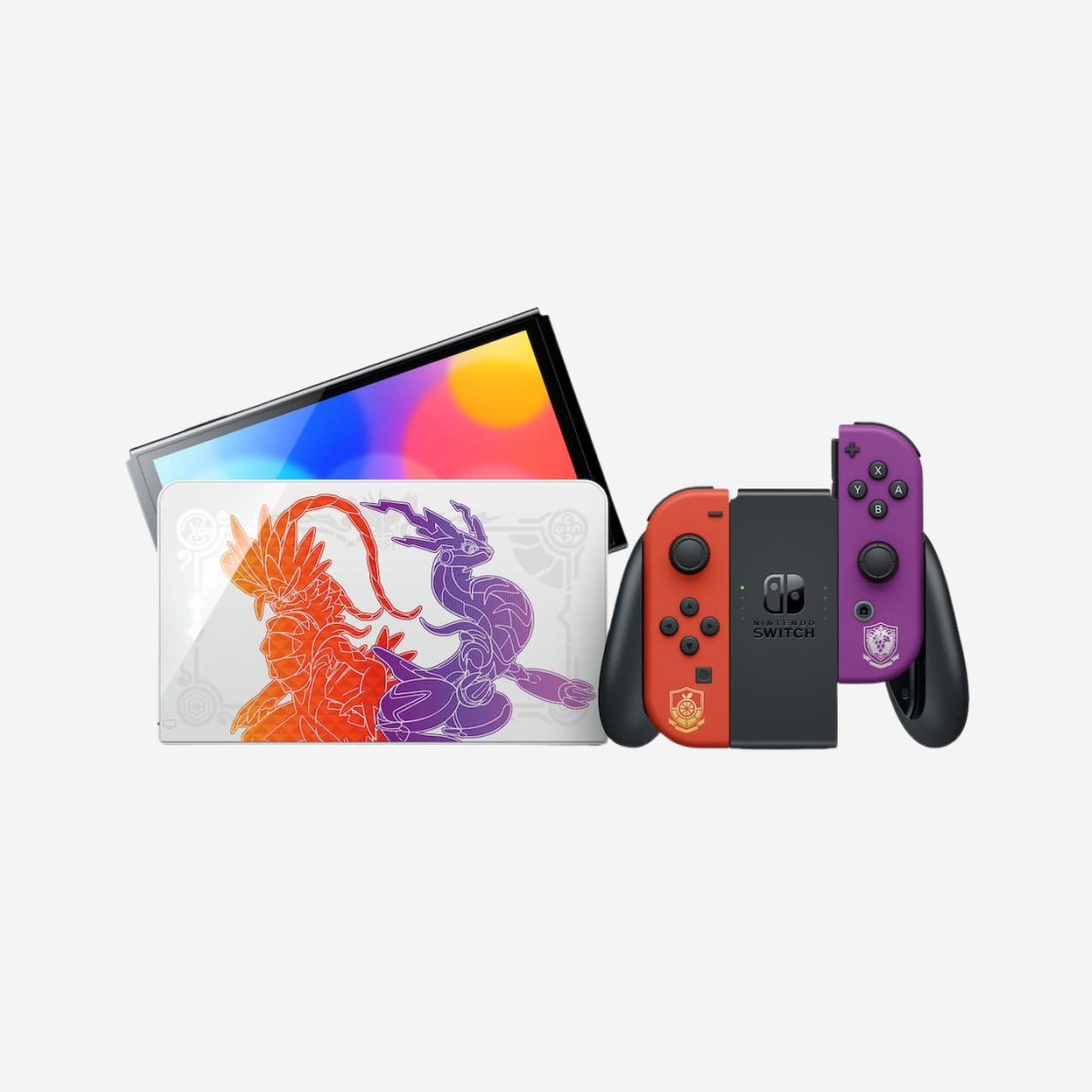 닌텐도 스위치 OLED 포켓몬 스칼렛 & 바이올렛 에디션 (국내 정식 발매 제품) | Nintendo | KREAM
