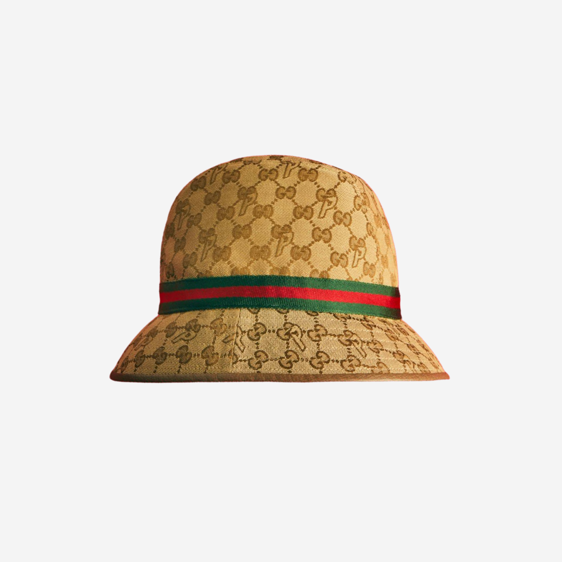 팔라스 x 구찌 웹 로고 디테일 GG-P 캔버스 페도라 베이지 - 22FW | Palace | KREAM