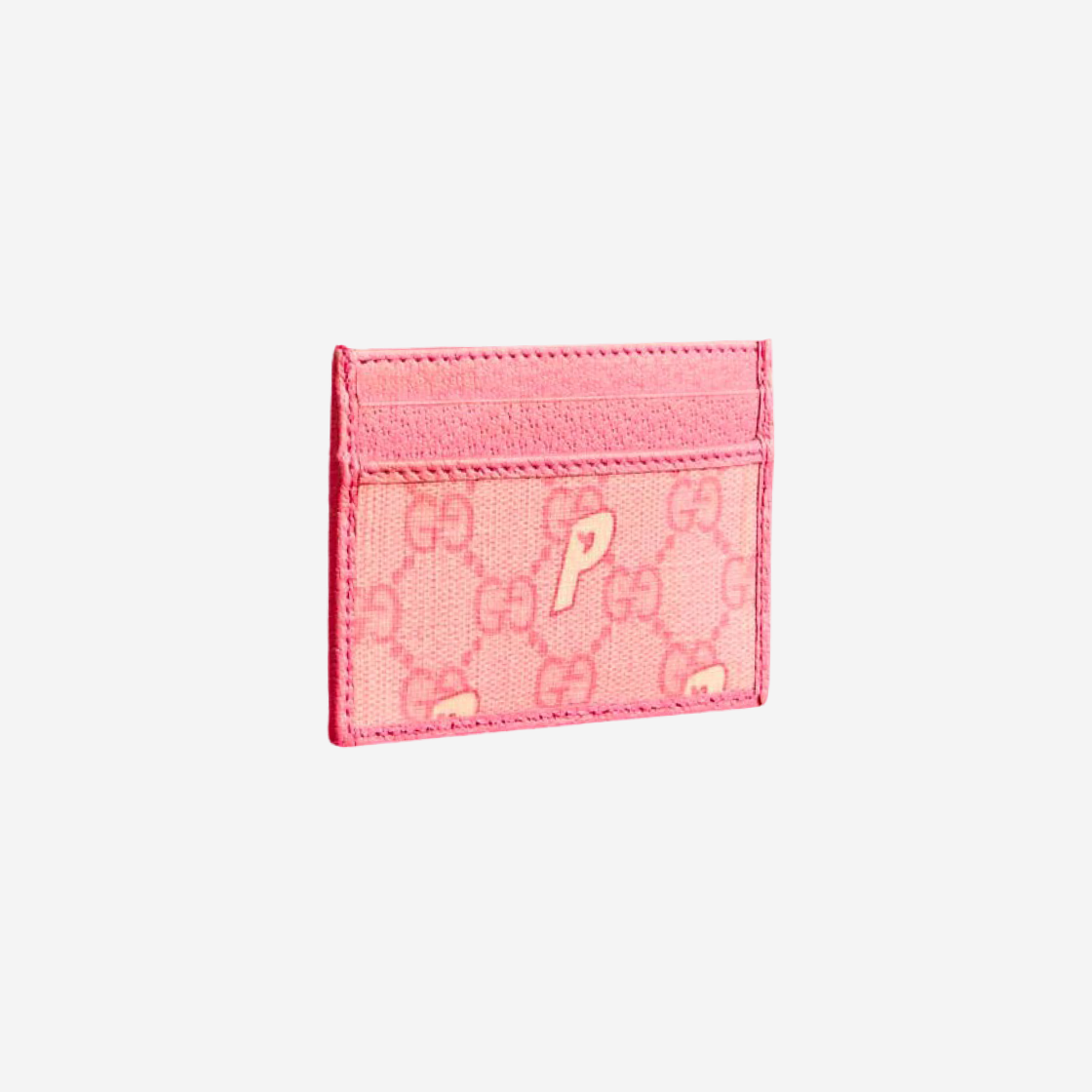 팔라스 x 구찌 GG-P 슈프림 카드 케이스 페일 핑크 - 22FW | Palace | KREAM