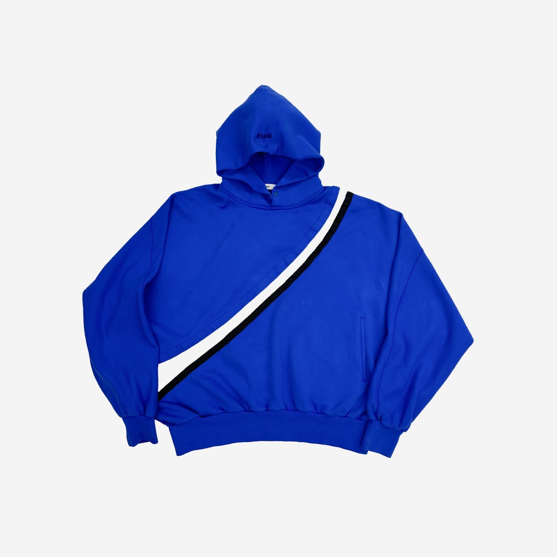 논노드 x 신세계 BAYC #8446 2 피스 크롭 후드 워시드 블루 | Nonnod | KREAM