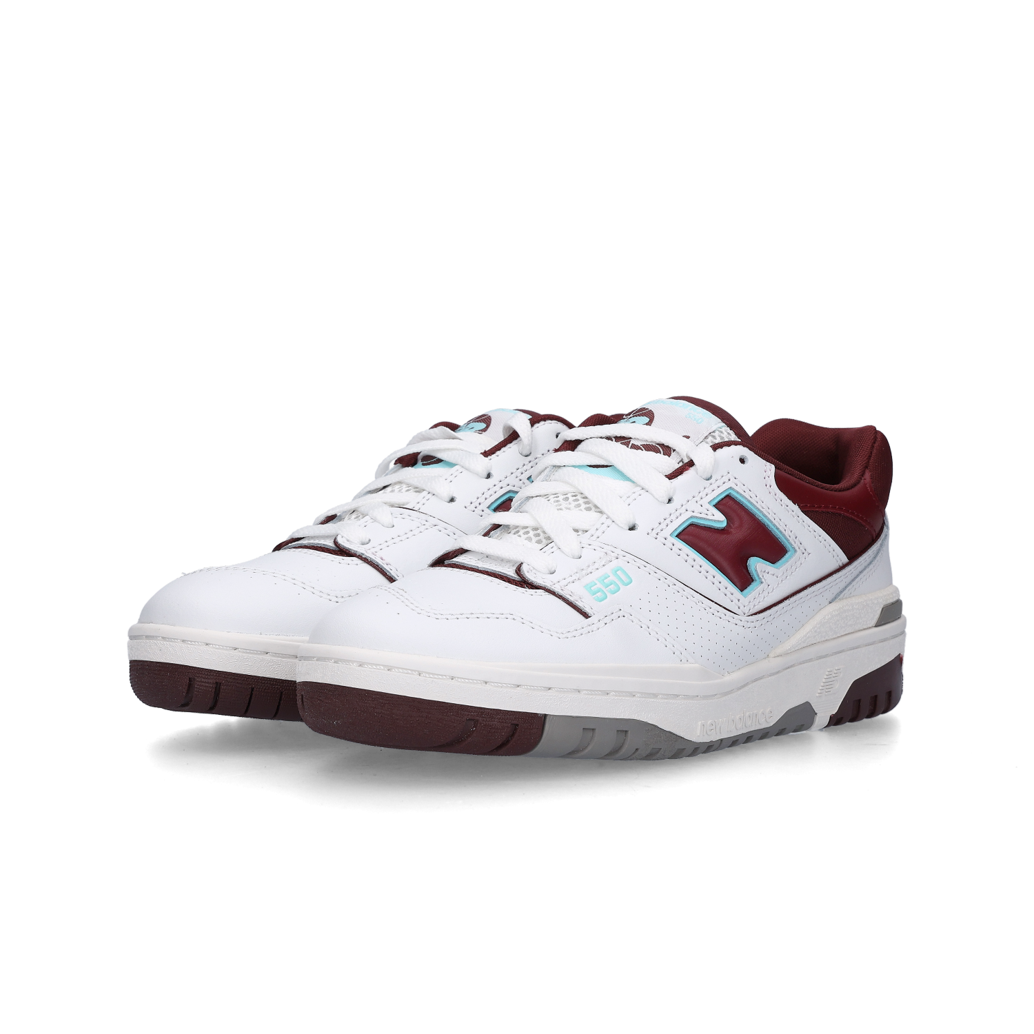 뉴발란스 550 버건디 시안 - 2E 와이드 | KREAM
