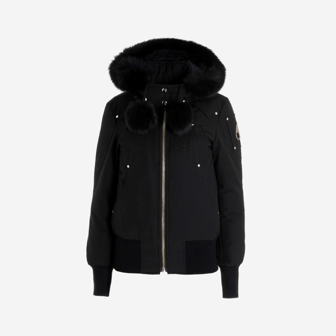 (W) 무스너클 데비 자켓 블랙 폭스 퍼 블랙 | Moose Knuckles | KREAM