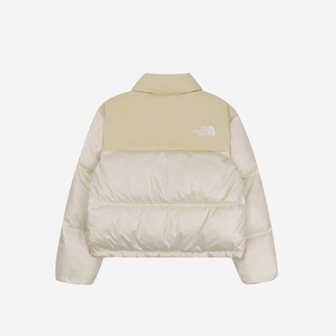 W 노스페이스 화이트 라벨 노벨티 눕시 다운 자켓 크림 The North Face Kream