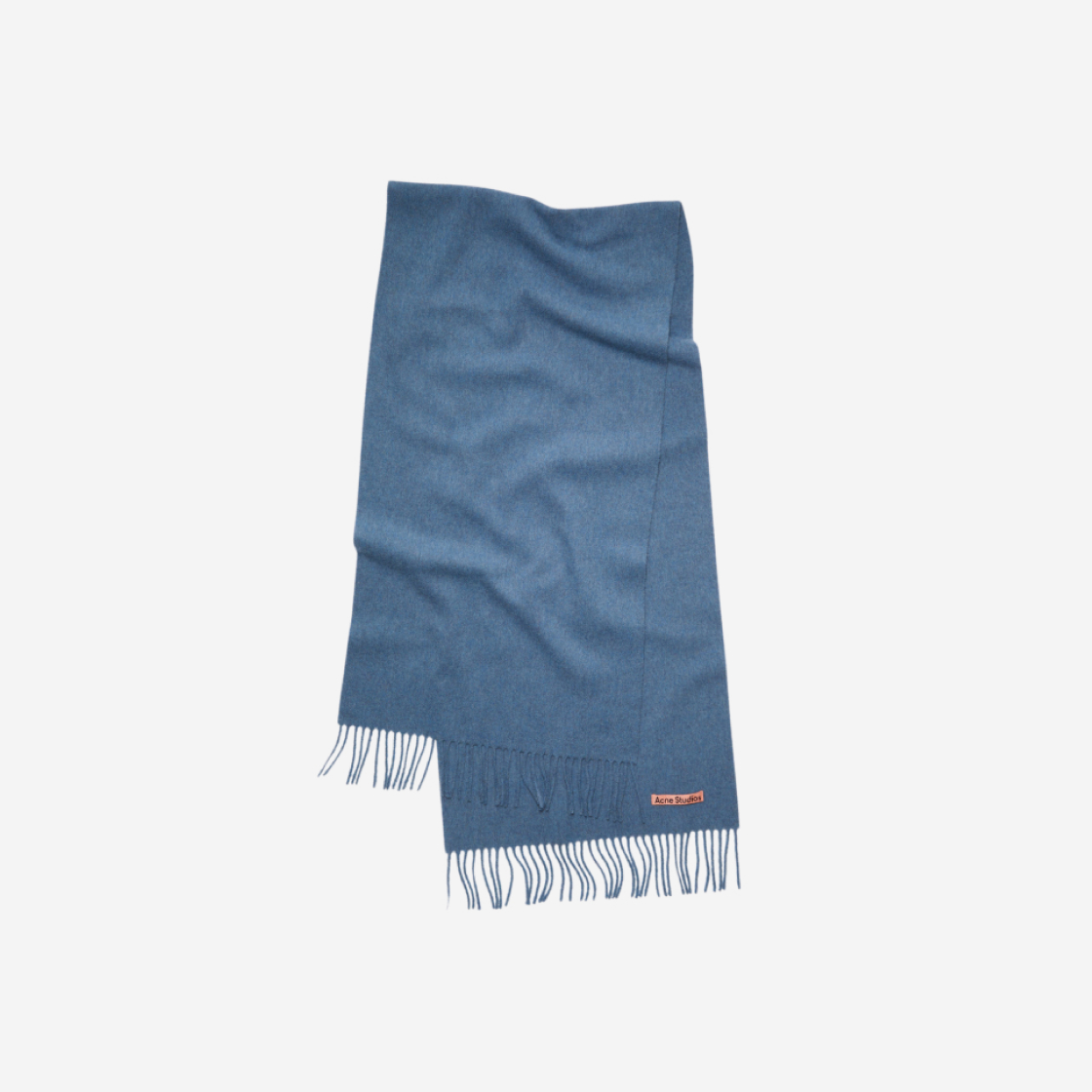 아크네 스튜디오 내로우 울 프린지 스카프 오션 블루 멜란지 | Acne Studios | KREAM