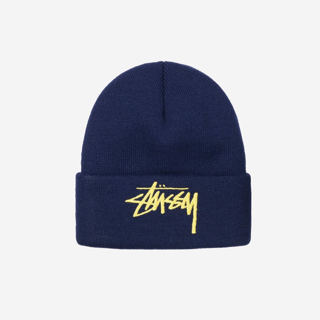 스투시 빅 스탁 커프 비니 네이비 | Stussy | KREAM
