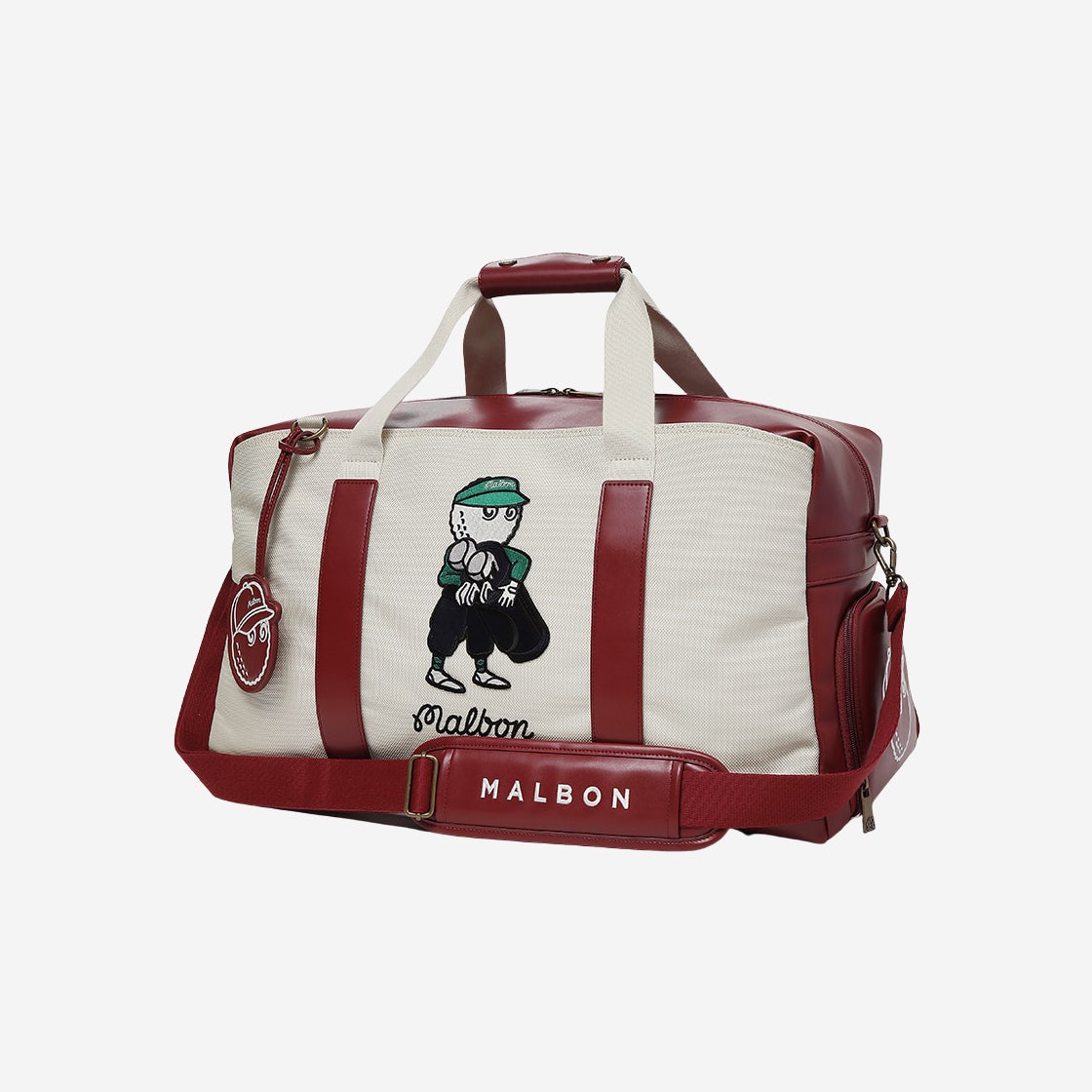 말본 골프 버킷 클래식 보스턴백 레드 | Malbon Golf | KREAM