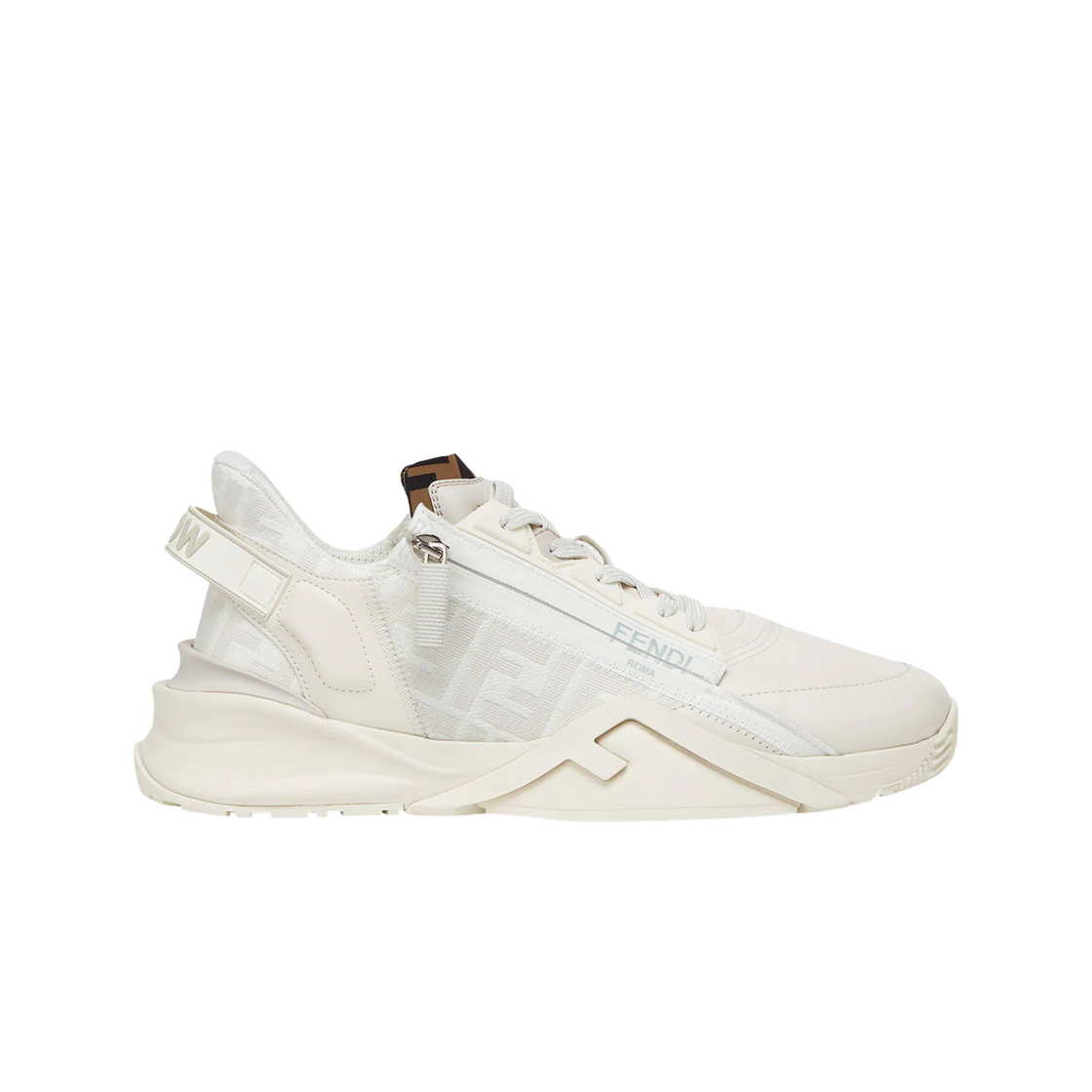 펜디 플로우 레더 로우탑 스니커즈 화이트 | Fendi | KREAM