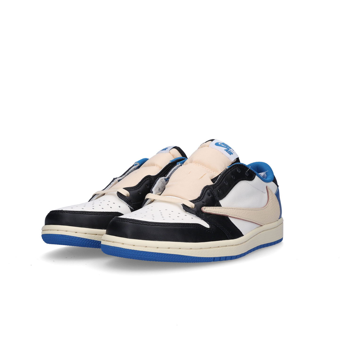 조던 1 x 트래비스 스캇 x 프라그먼트 레트로 로우 OG SP 밀리터리 블루 | KREAM