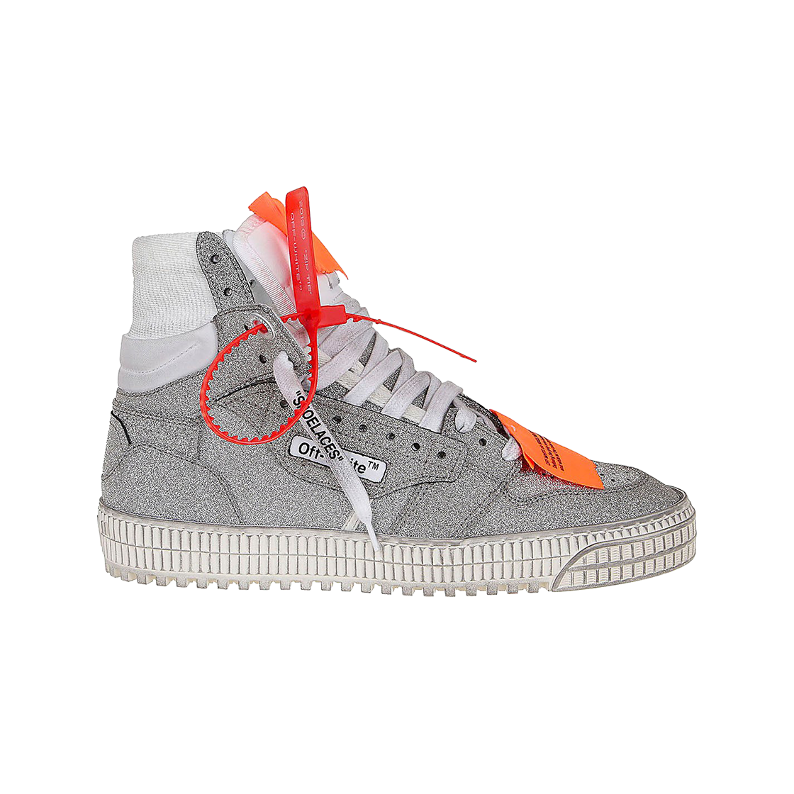 (W) 오프화이트 오프 코트 실버 글리터 | Off-White | KREAM