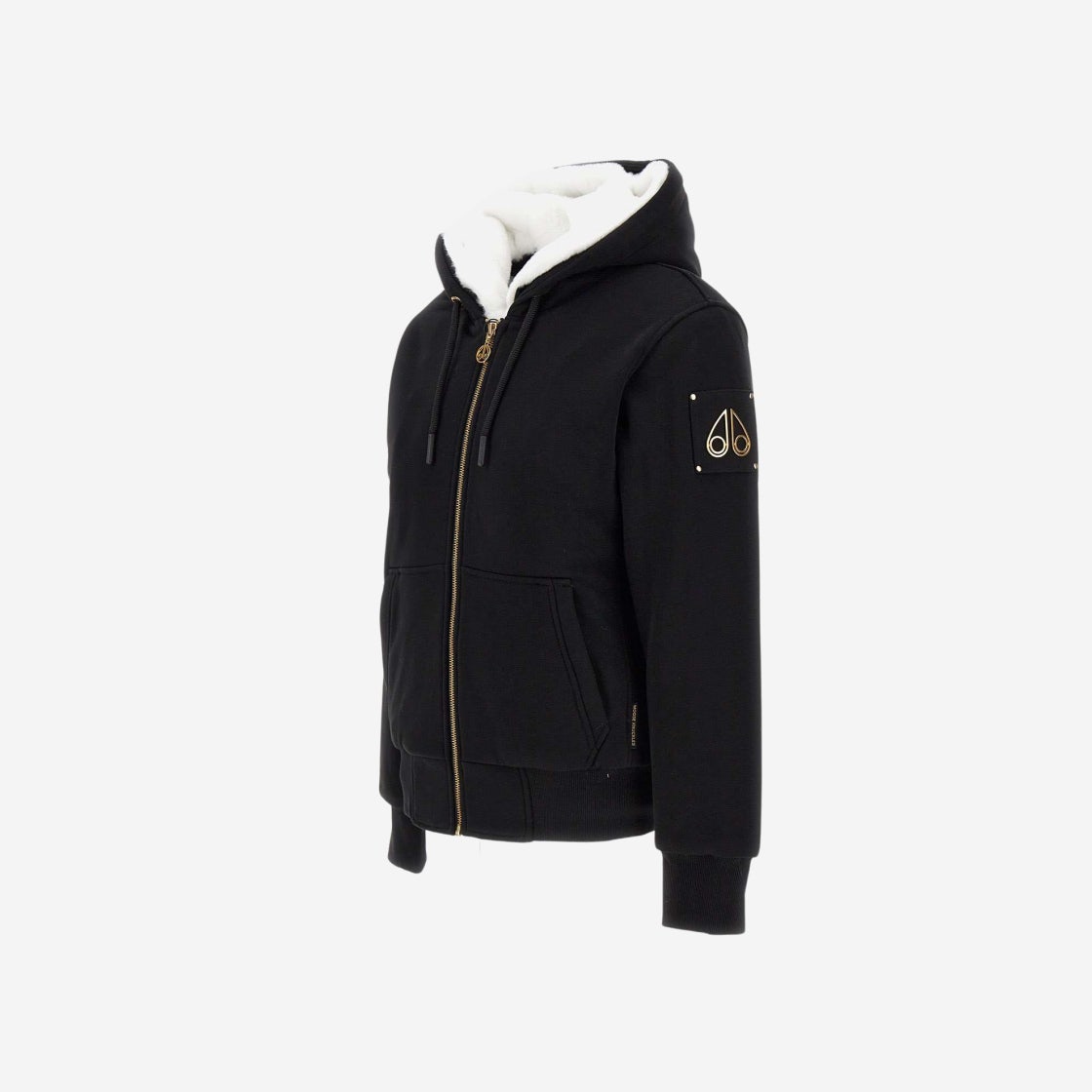 (W) 무스너클 버니 3 화이트 라이닝 후드 집업 골드 메탈 블랙 - 22FW | Moose Knuckles | KREAM