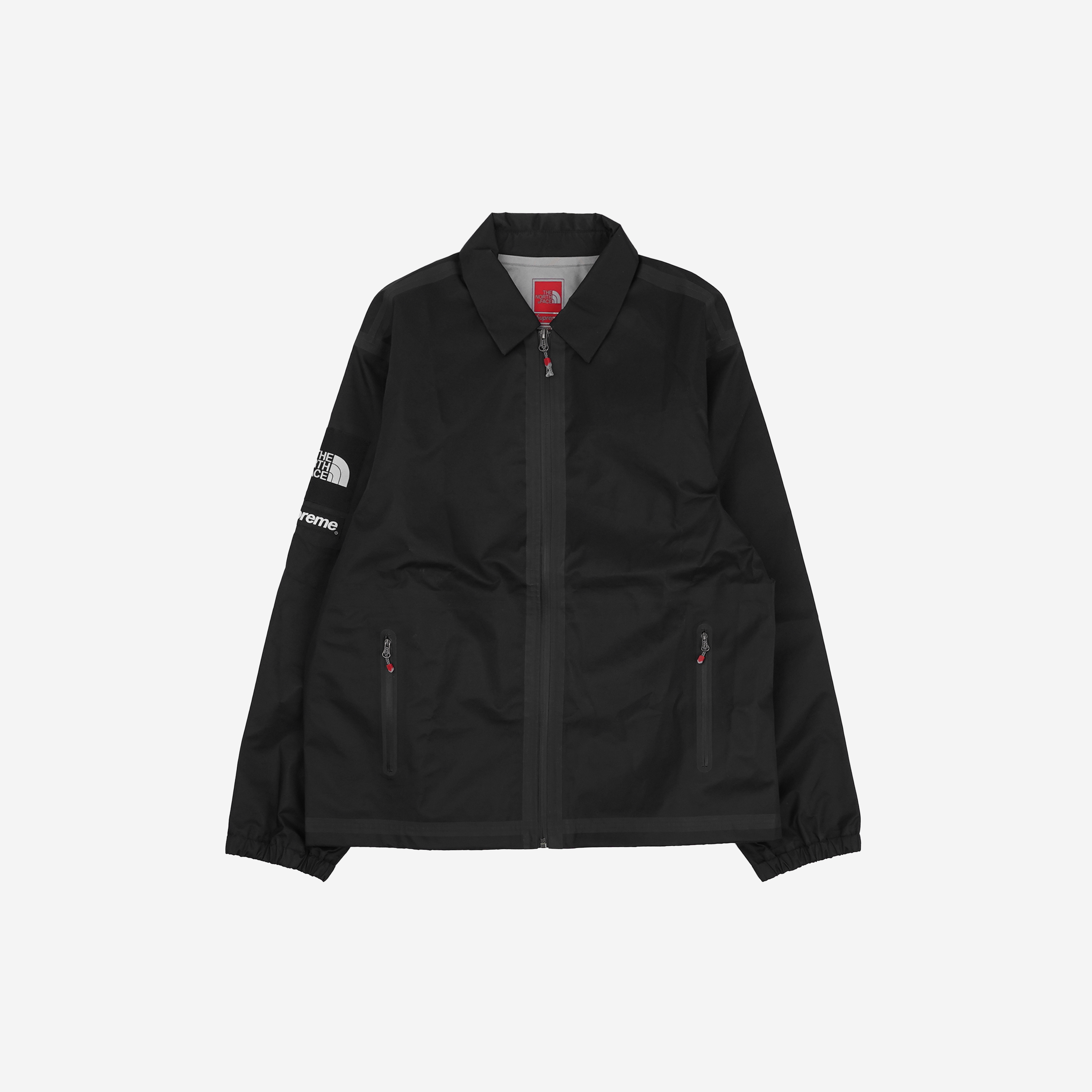 슈프림 x 노스페이스 서밋 시리즈 아우터 테이프 심 코치 자켓 블랙 - 21SS | KREAM