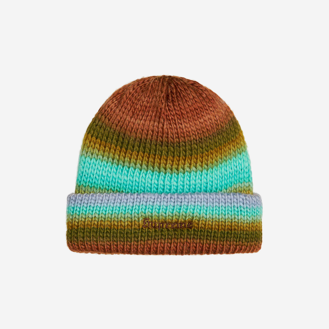 슈프림 옴브레 스트라이프 비니 올리브 - 22FW | Supreme | KREAM