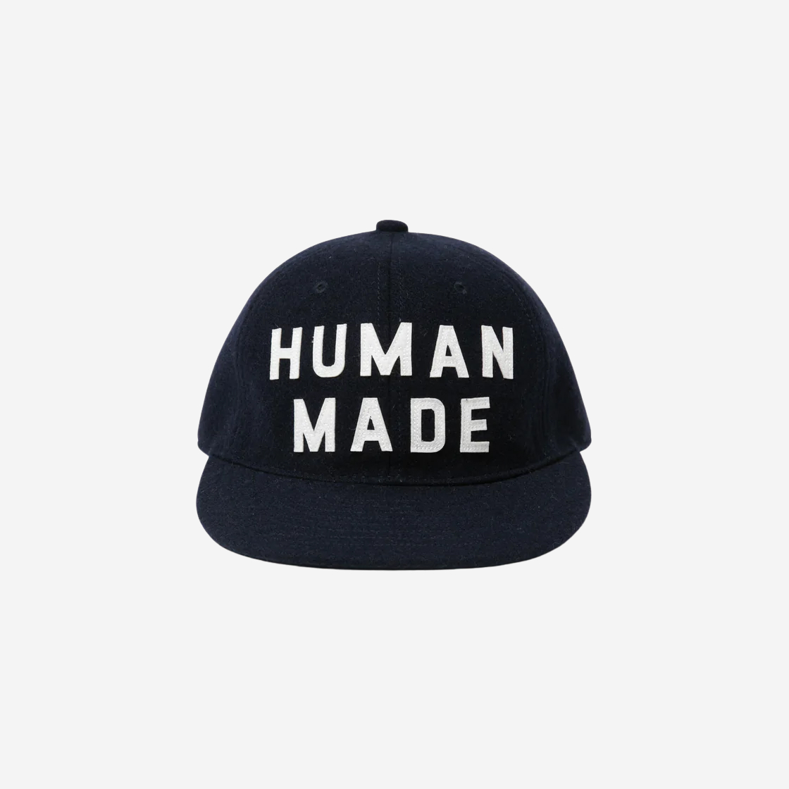 휴먼 메이드 6-패널 울 캡 네이비 | Human Made | KREAM