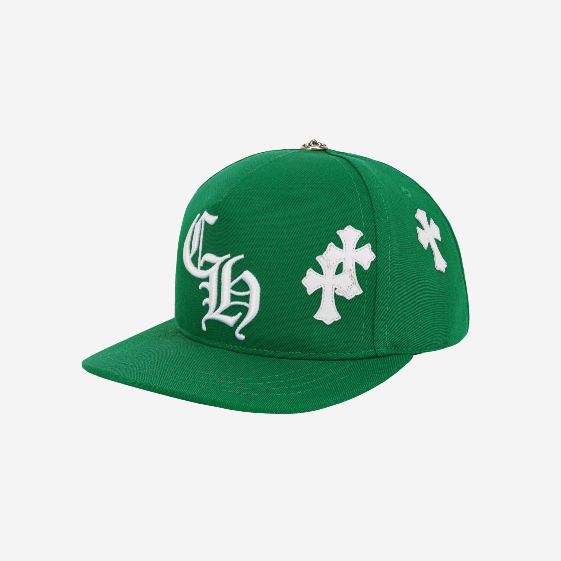 크롬하츠 크로스 패치 베이스볼햇 그린 | Chrome Hearts | KREAM