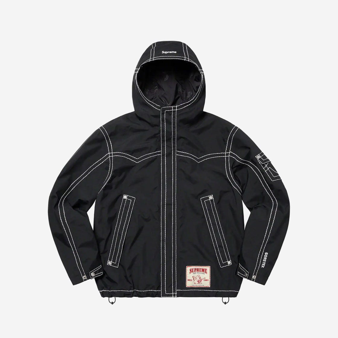 슈프림 x 트루 릴리전 고어텍스 쉘 자켓 블랙 - 22FW | Supreme | KREAM