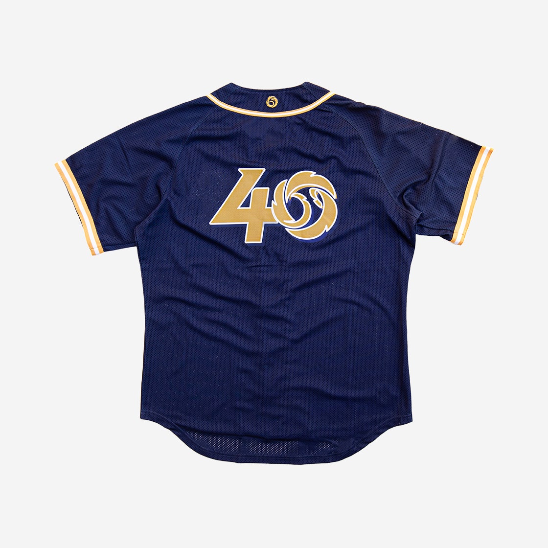 오버더피치 x KBO 40주년 캐릭터 로고 저지 네이비 (마킹 버전) | Over The Pitch | KREAM