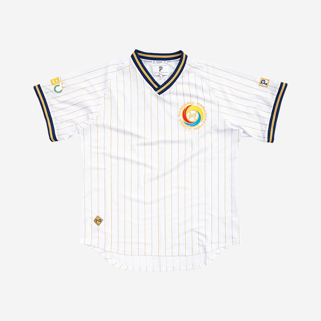 오버더피치 x KBO 40주년 엠블럼 저지 화이트 (논 마킹 버전) | Over The Pitch | KREAM