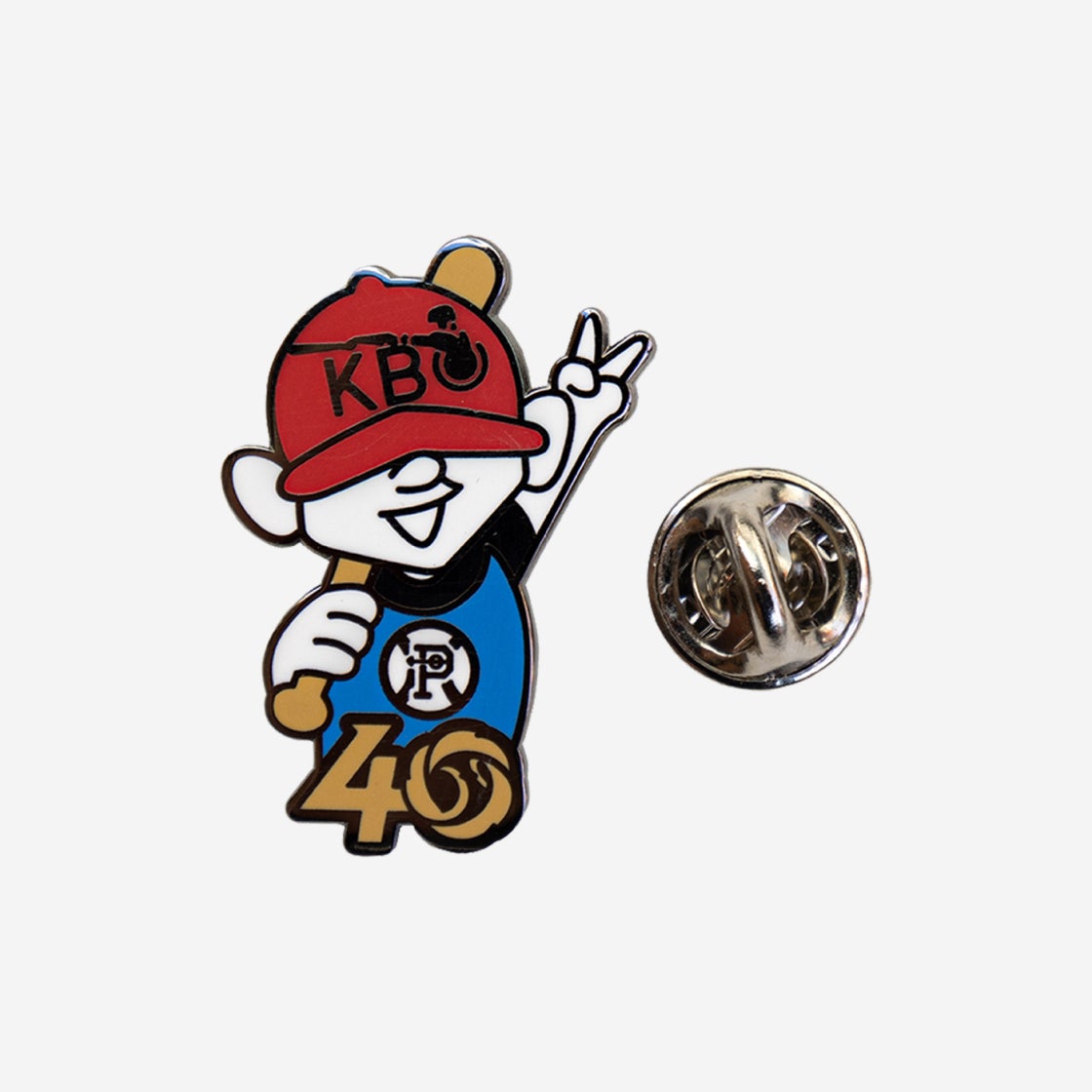 오버더피치 x KBO 40주년 머플러 키링 핀 배지 세트 | Over The Pitch | KREAM