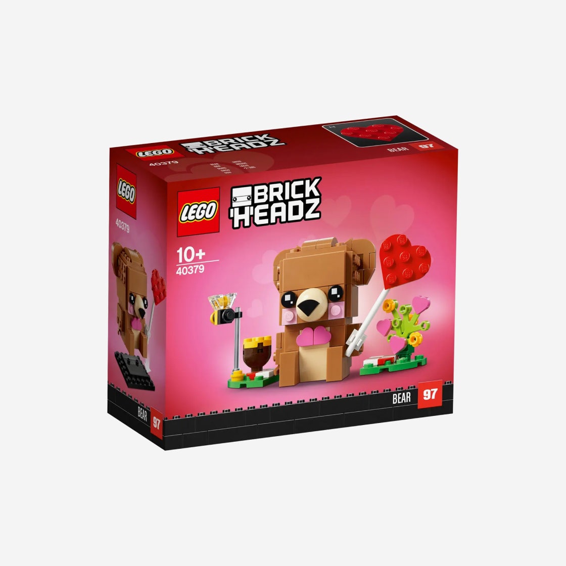 레고 브릭헤즈 밸런타인 곰 | Lego | KREAM