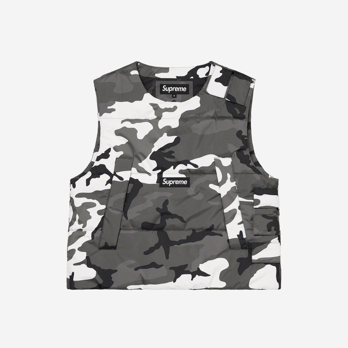 슈프림 투인원 고어텍스 쉘 + 윈드스토퍼 베스트 스노우 카모 - 22FW | Supreme | KREAM