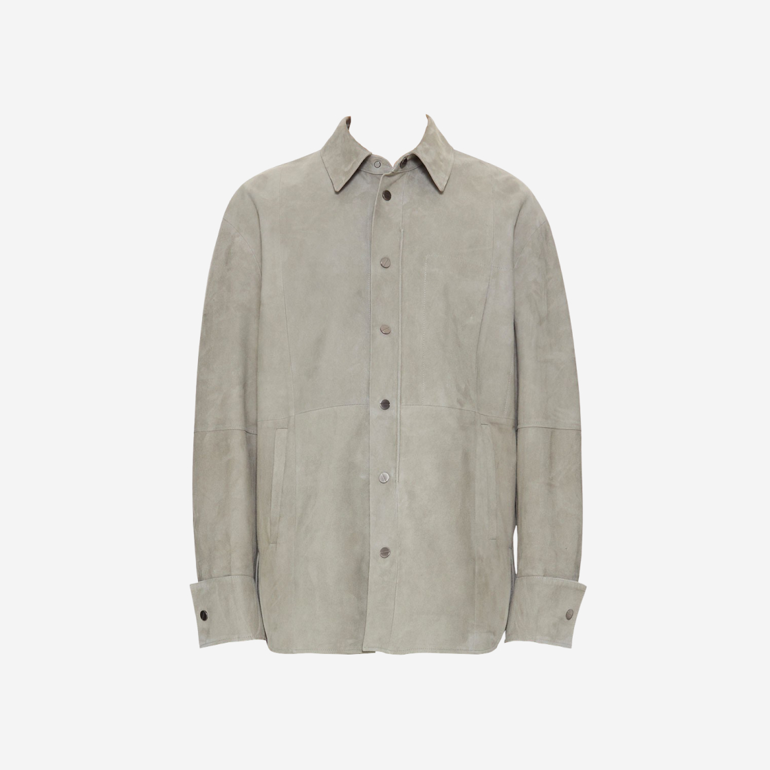 우영미 스웨이드 셔츠 그레이 - 22FW | Wooyoungmi | KREAM