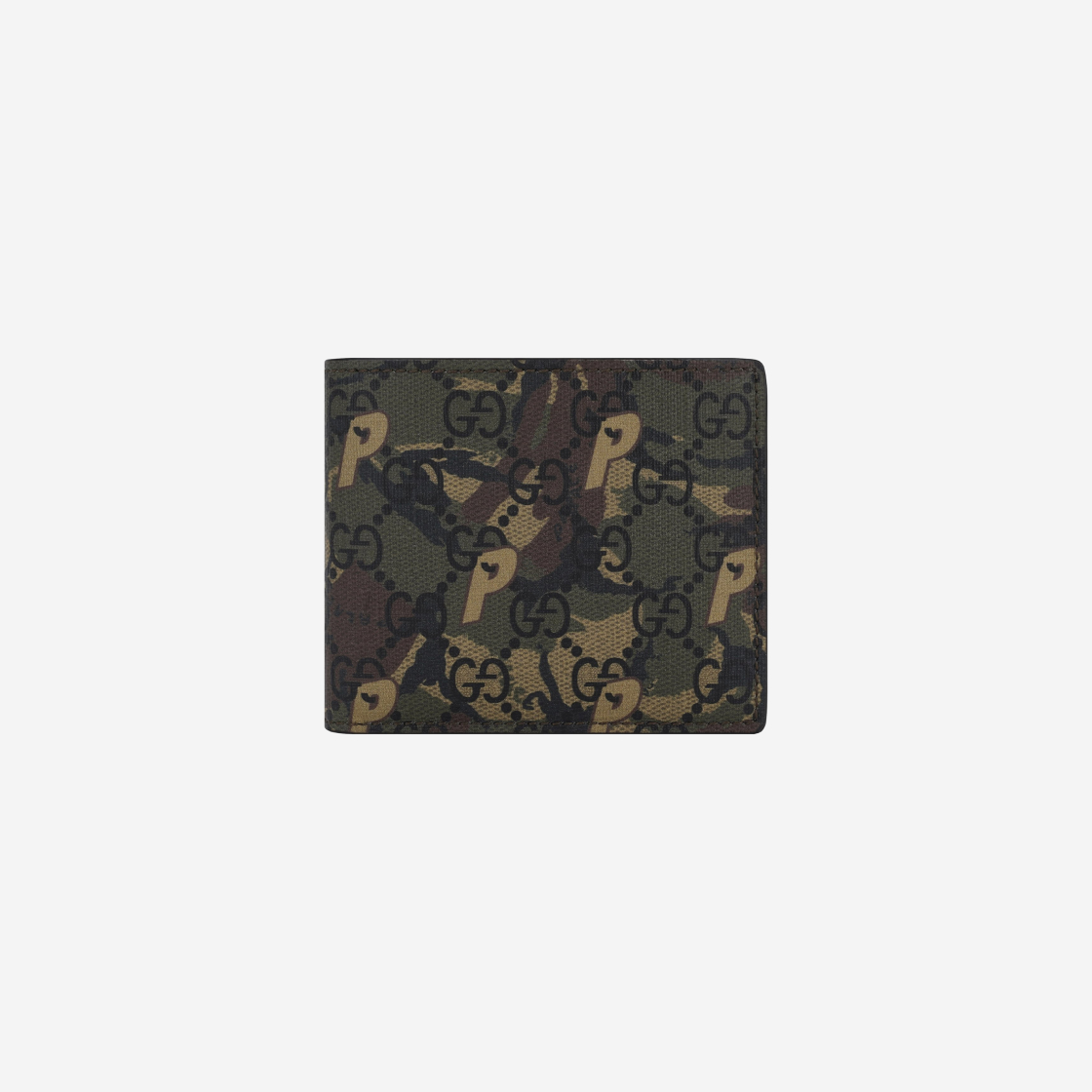 팔라스 x 구찌 GG-P 슈프림 반지갑 카모플라주 - 22FW | Palace | KREAM