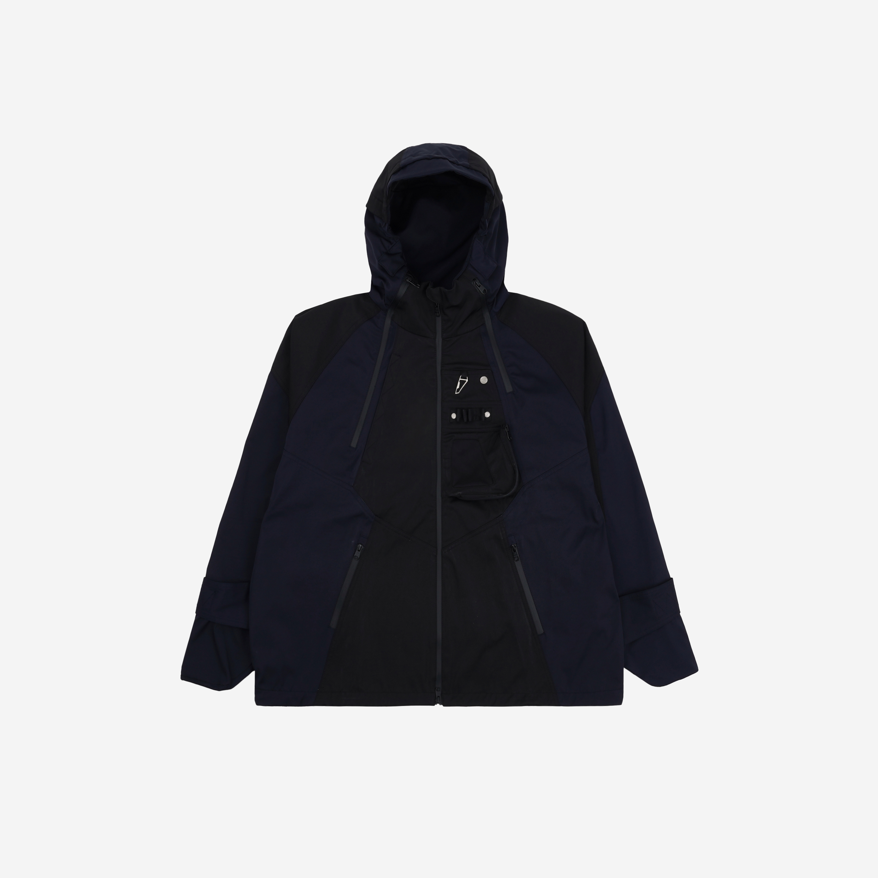 언더마이카 카메 멀티 지퍼 터틀 쉘 파카 에프터 미드나잇 - 22FW | KREAM