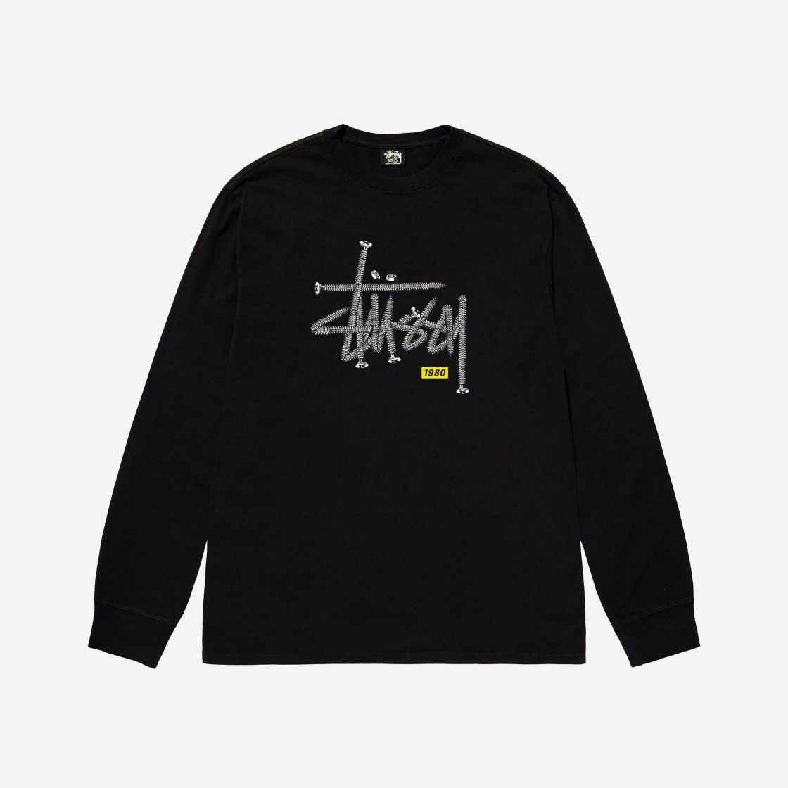 스투시 하드웨어 롱슬리브 티셔츠 블랙 | Stussy | KREAM