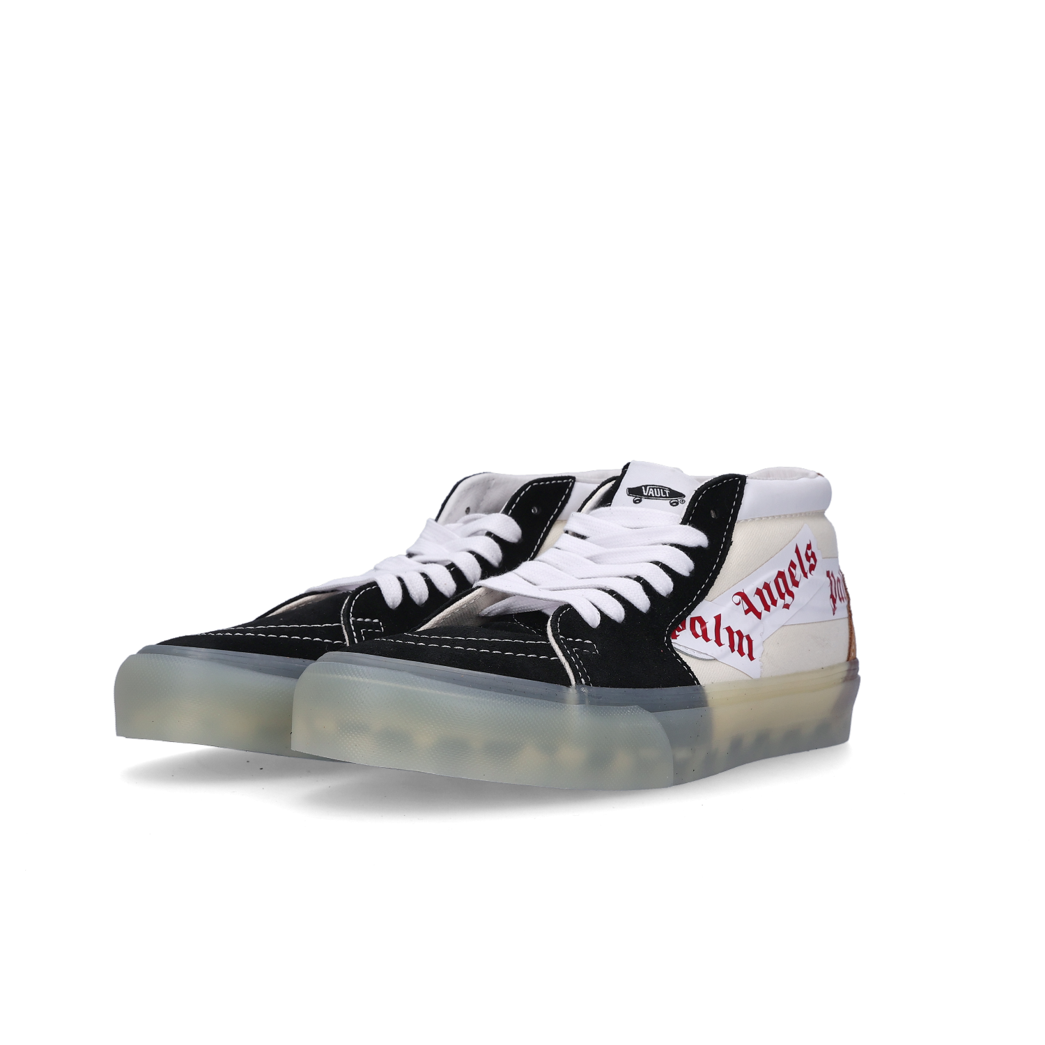 반스 볼트 x 팜 엔젤스 스케이트 미드 VLT LX 블랙 | KREAM