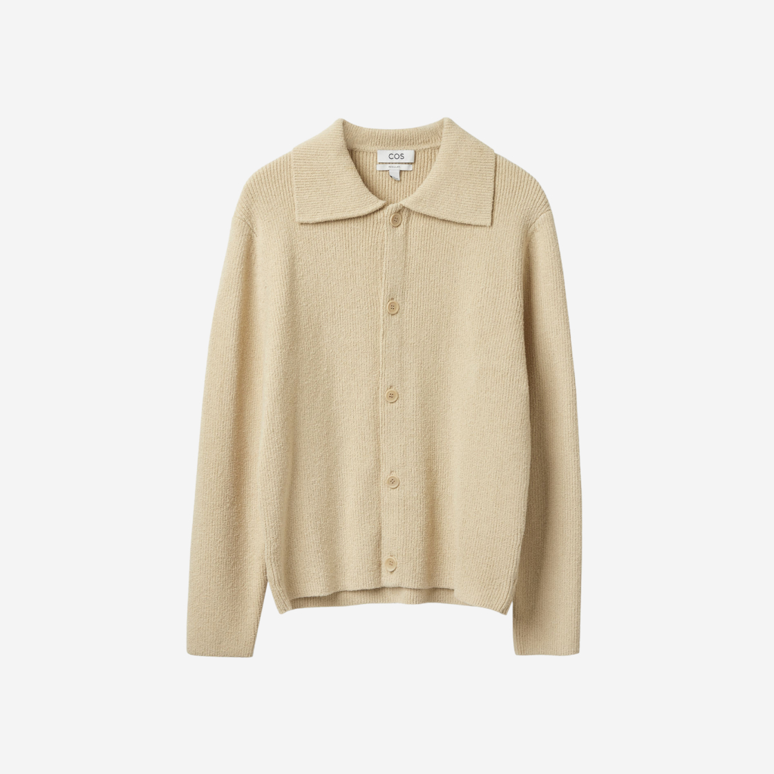 코스 부클레 니트 가디건 베이지 | COS | KREAM