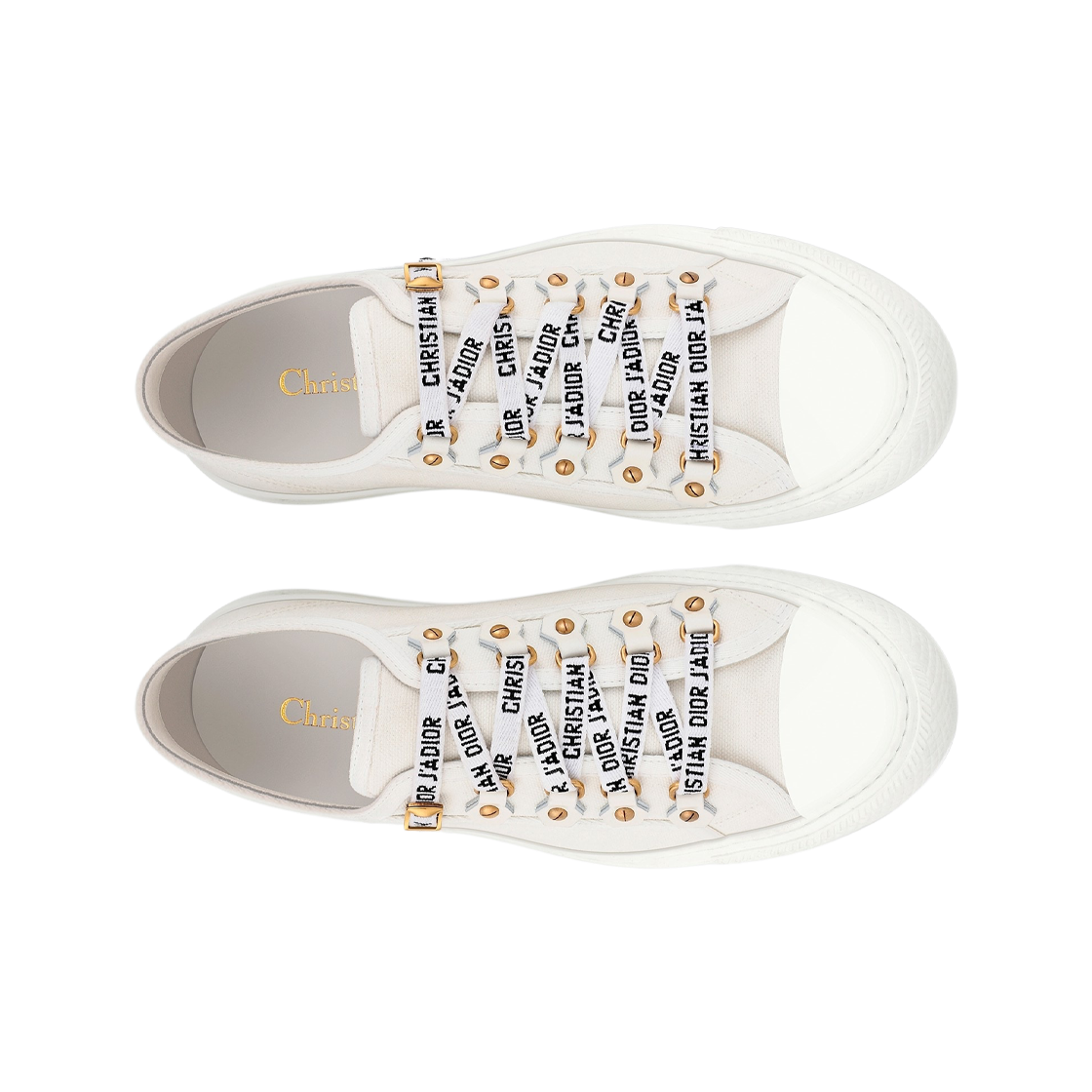 (W) 디올 워크앤디올 스니커즈 캔버스 화이트 | Dior | KREAM