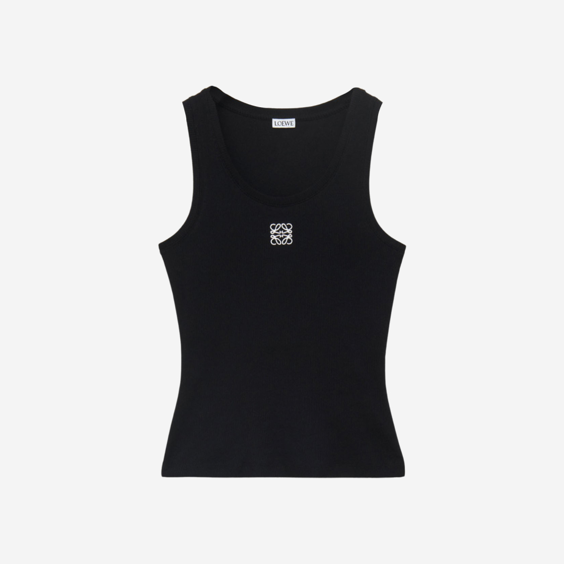 (W) 로에베 아나그램 코튼 탱크탑 블랙 | Loewe | KREAM