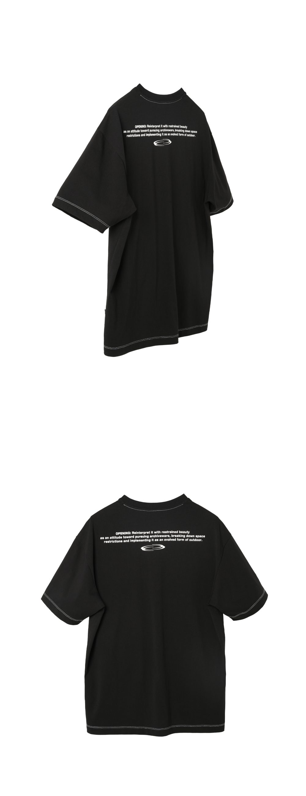 오프닝프로젝트 펭귄 티셔츠 블랙 | Opening Project | KREAM