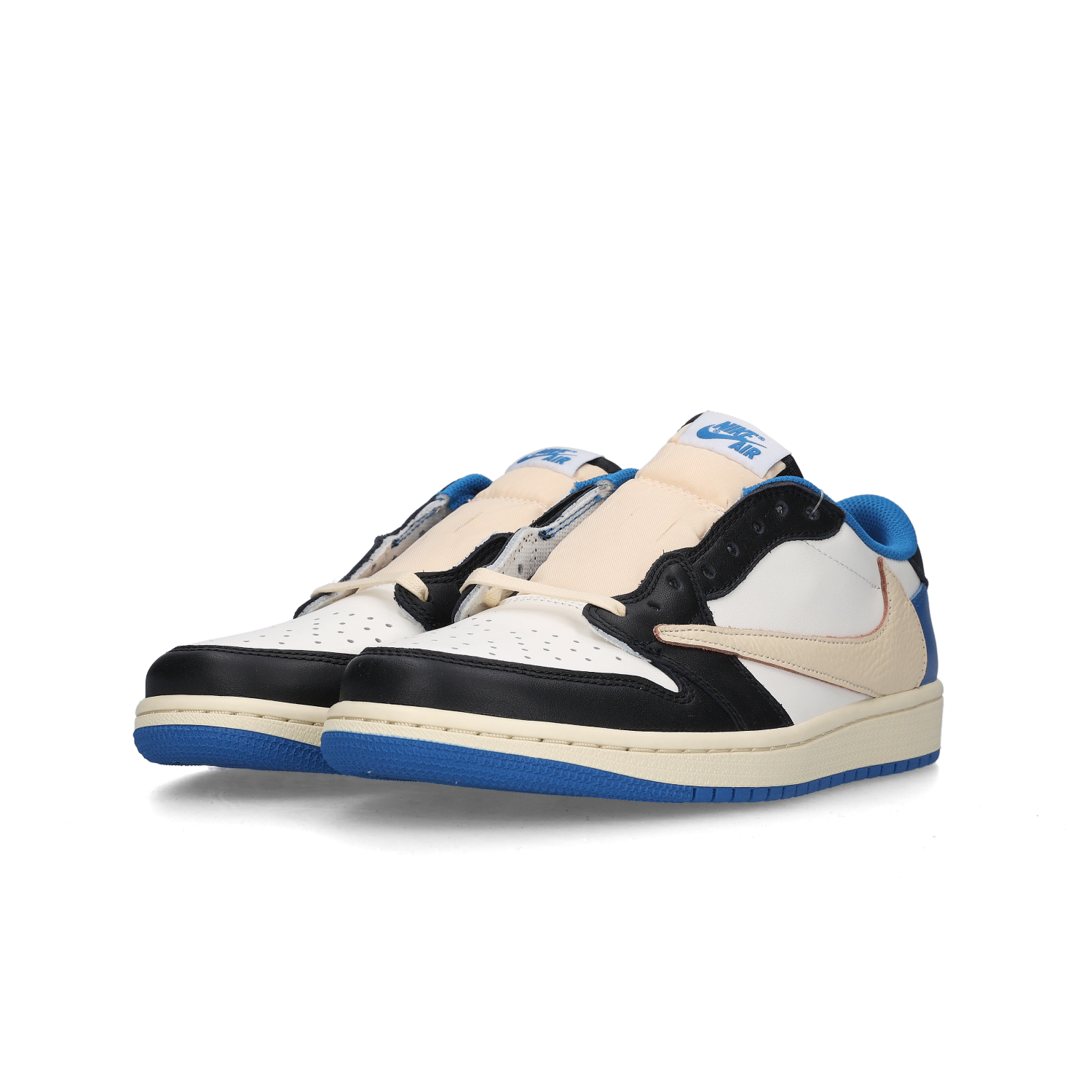 조던 1 x 트래비스 스캇 x 프라그먼트 레트로 로우 OG SP 밀리터리 블루 | KREAM