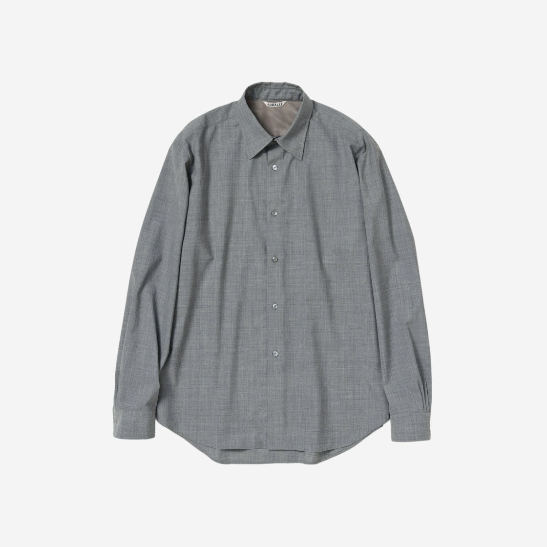 오라리 슈퍼 파인 트로피칼 울 셔츠 탑 그레이 - 23SS | Auralee | KREAM