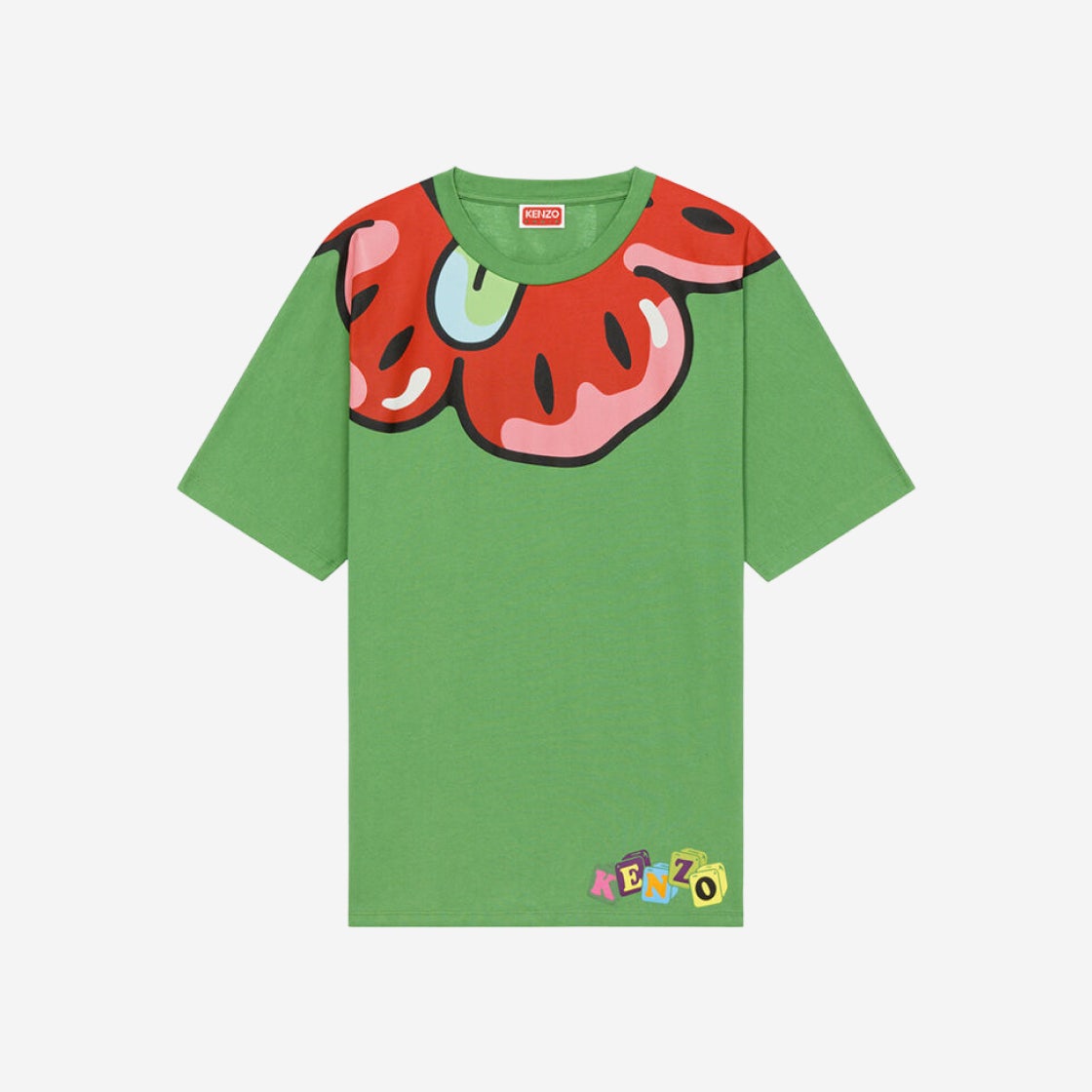 (W) 겐조 보케 보이 기모노 티셔츠 그래스 그린 | Kenzo | KREAM