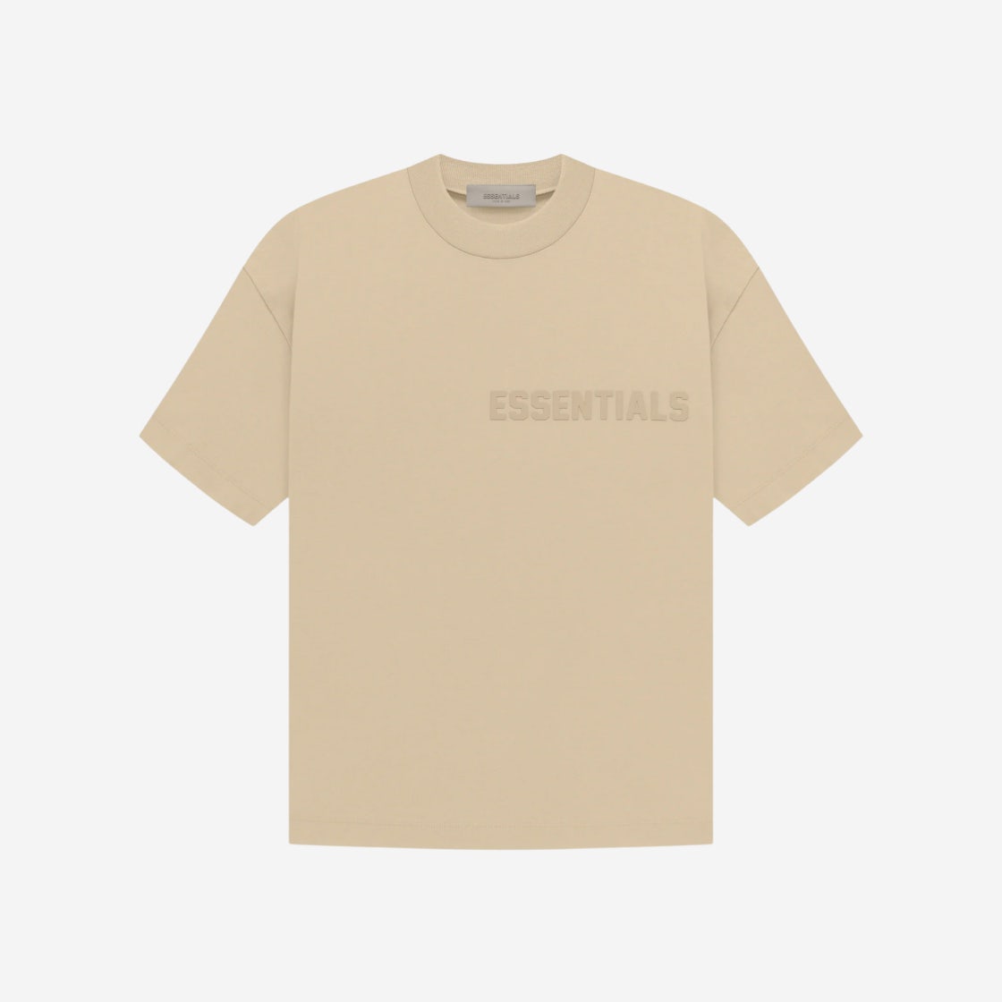 에센셜 숏슬리브 티셔츠 샌드 - 23SS | Essentials | KREAM