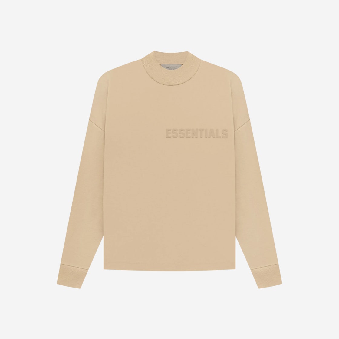 에센셜 롱슬리브 티셔츠 샌드 - 23SS | Essentials | KREAM