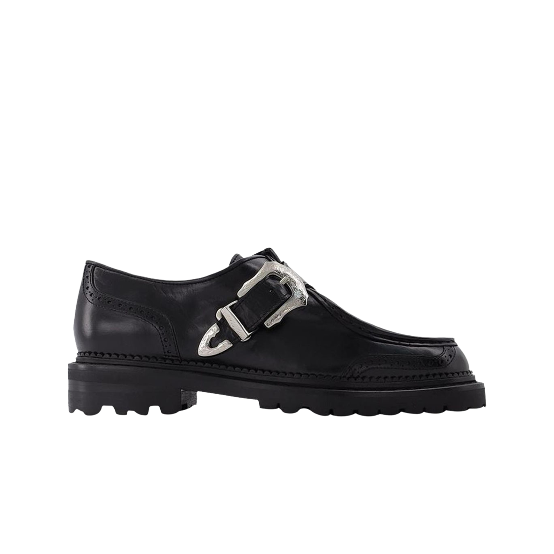 토가 비릴리스 AJ1211 하드 레더 웨스턴 로퍼 블랙 | Toga | KREAM