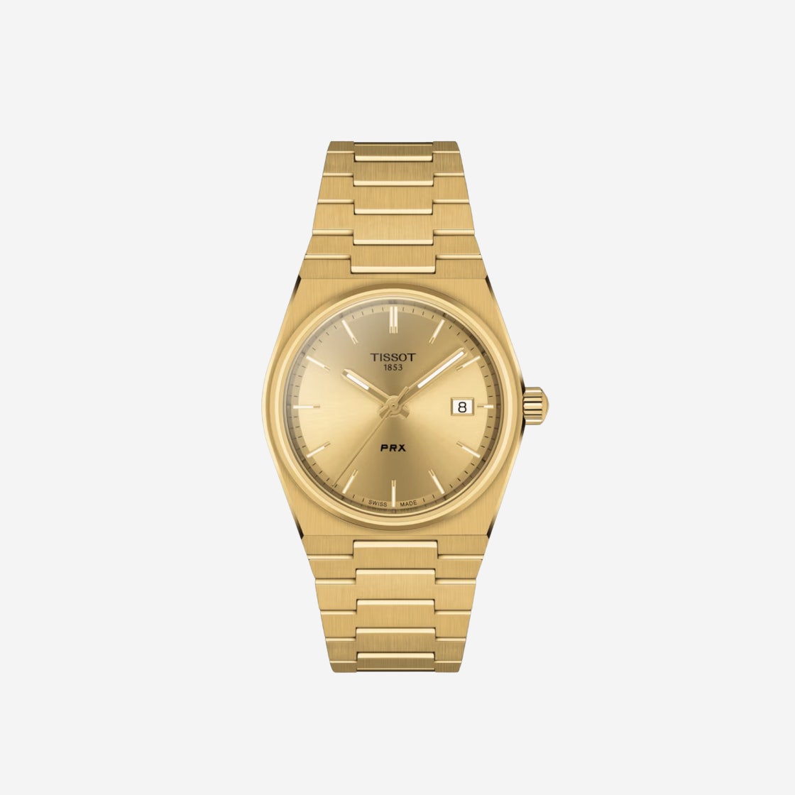 티쏘 PRX 35mm 쿼츠 스틸 샴페인 골드 | Tissot | KREAM