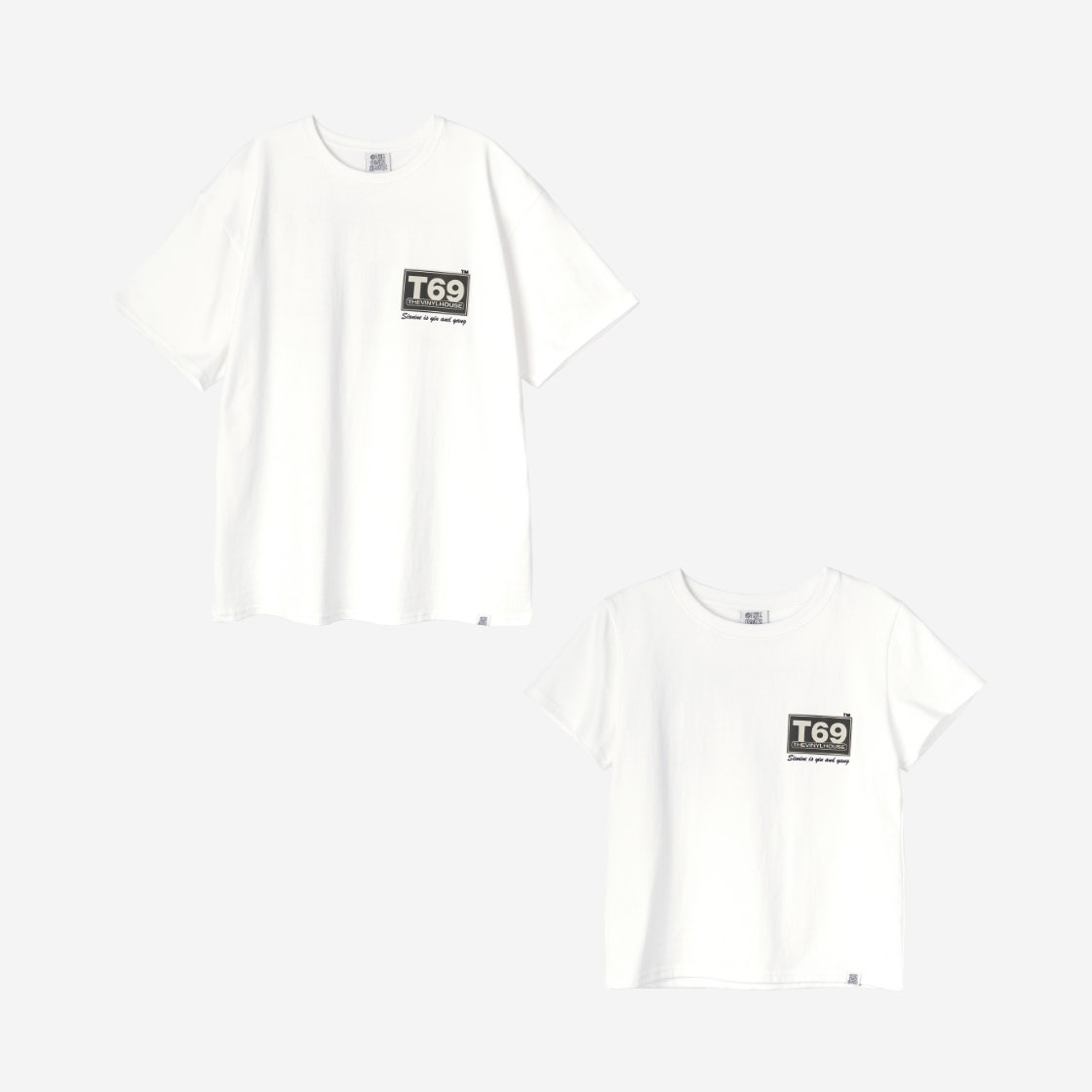 더바이닐하우스 T69 티셔츠 화이트 | Thevinylhouse | KREAM