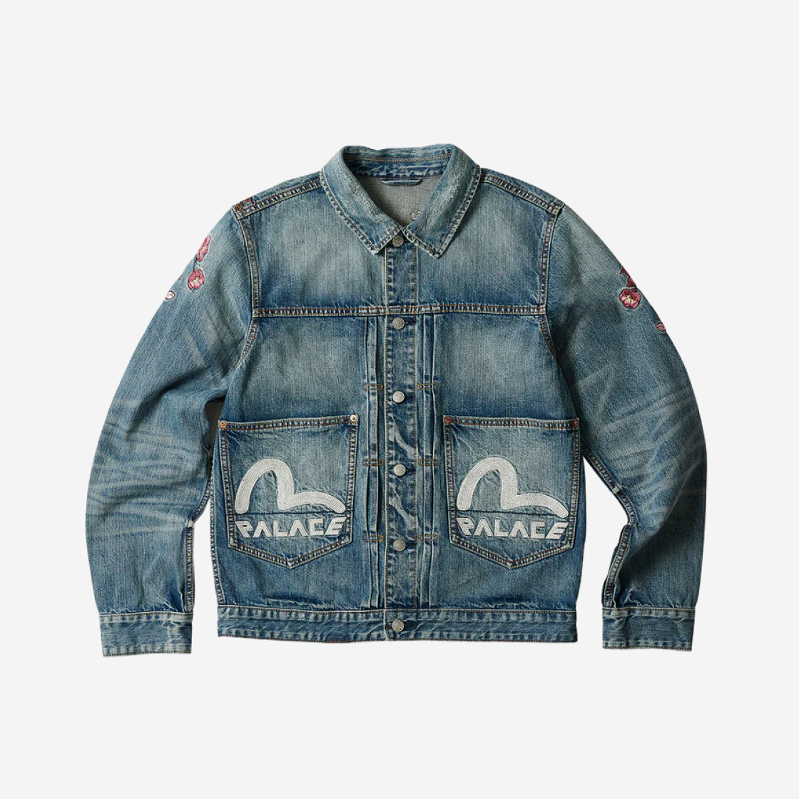 팔라스 x 에비수 타입 원 데님 자켓 스톤 워시 - 23SS | Palace | KREAM