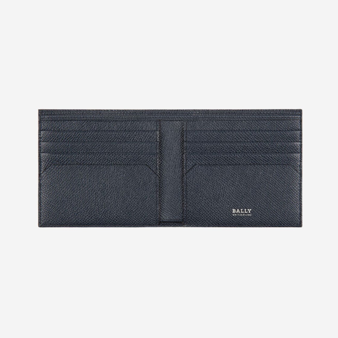 발리 트라사이 리사이클 레더 지갑 네이비 | Bally | KREAM