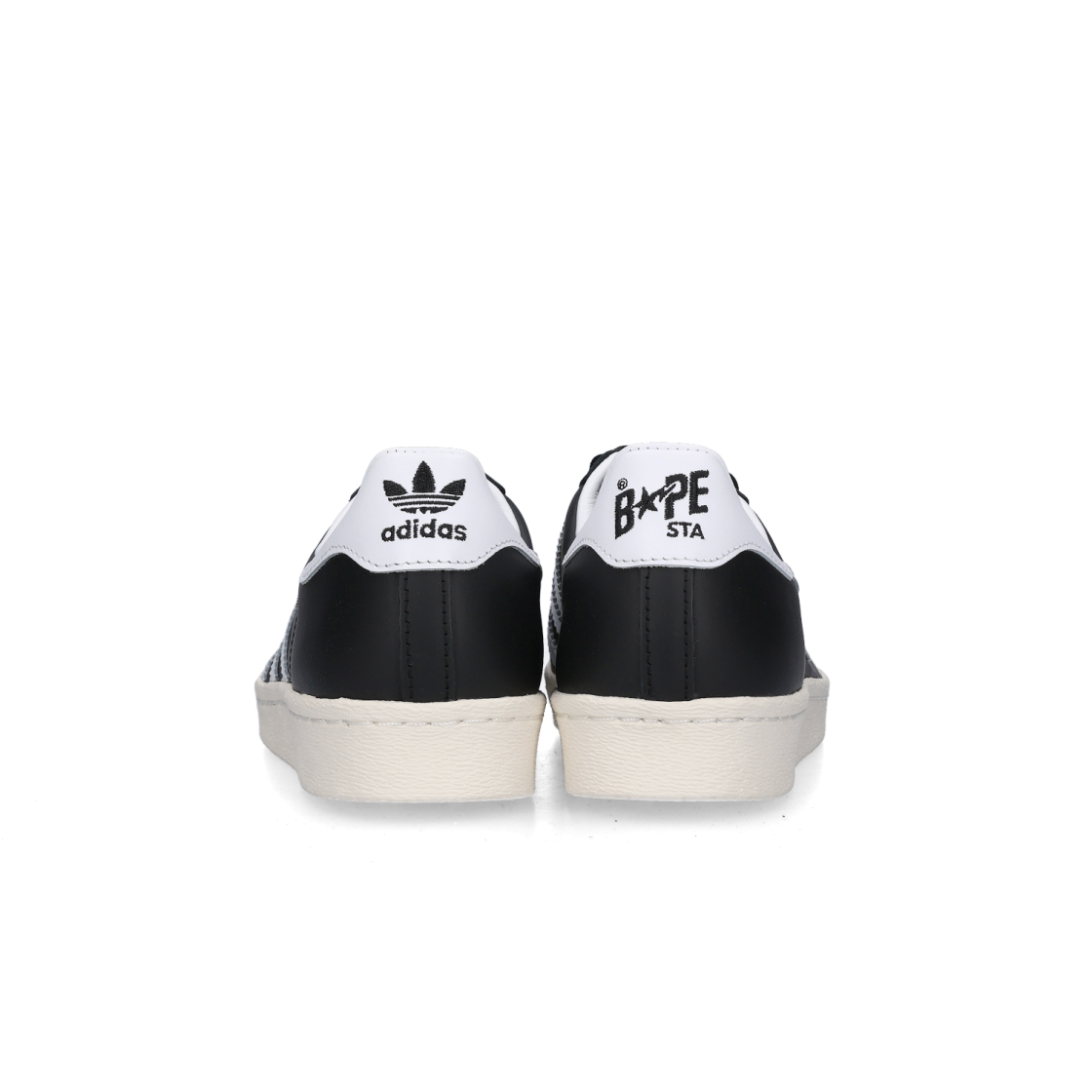 아디다스 x 베이프 슈퍼스타 80s 코어 블랙 오프 화이트 | KREAM