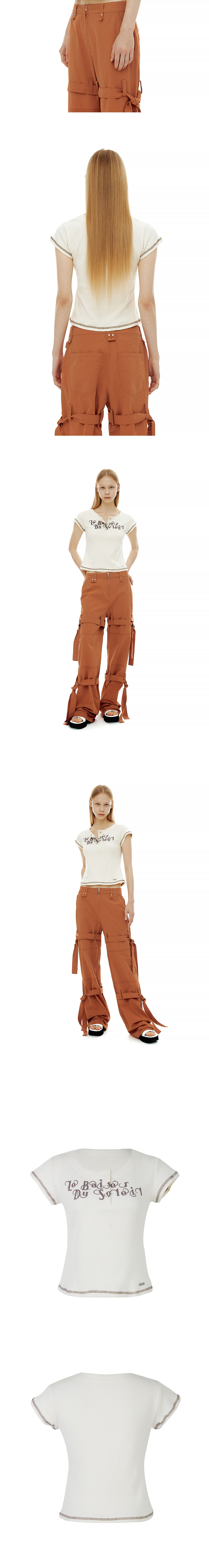 세릭 우먼 엘비디에스 와플 하프 탑 아이보리 | CERRIC | KREAM