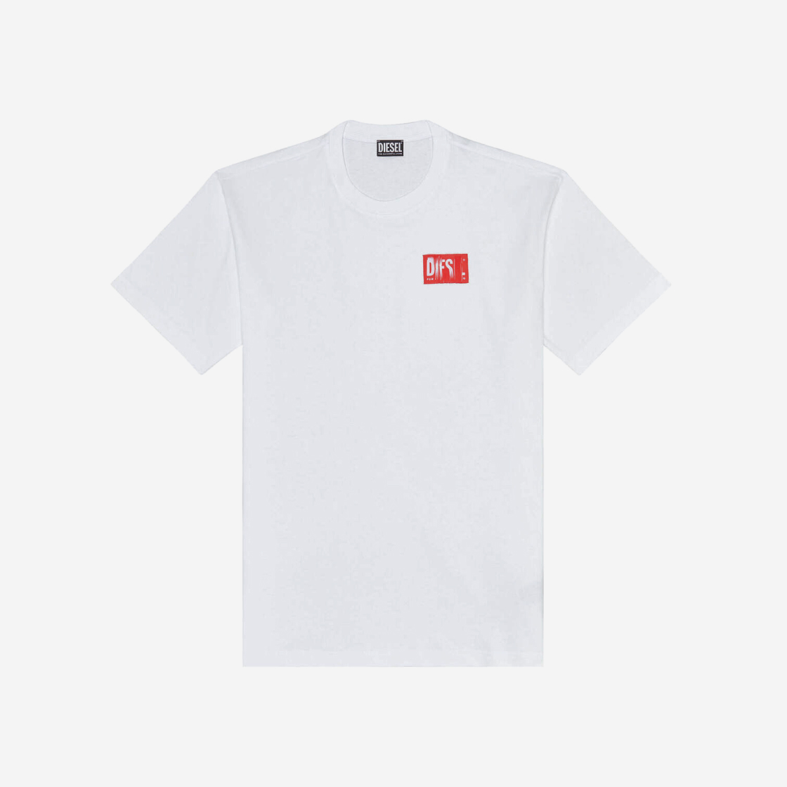 디젤 T-엔라벨 티셔츠 화이트 | Diesel | KREAM
