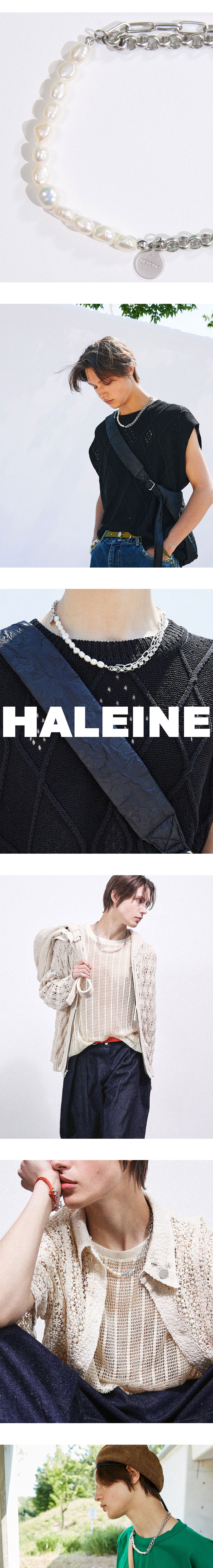 알렌느 펄 메탈 믹스 네클리스 | Haleine | KREAM