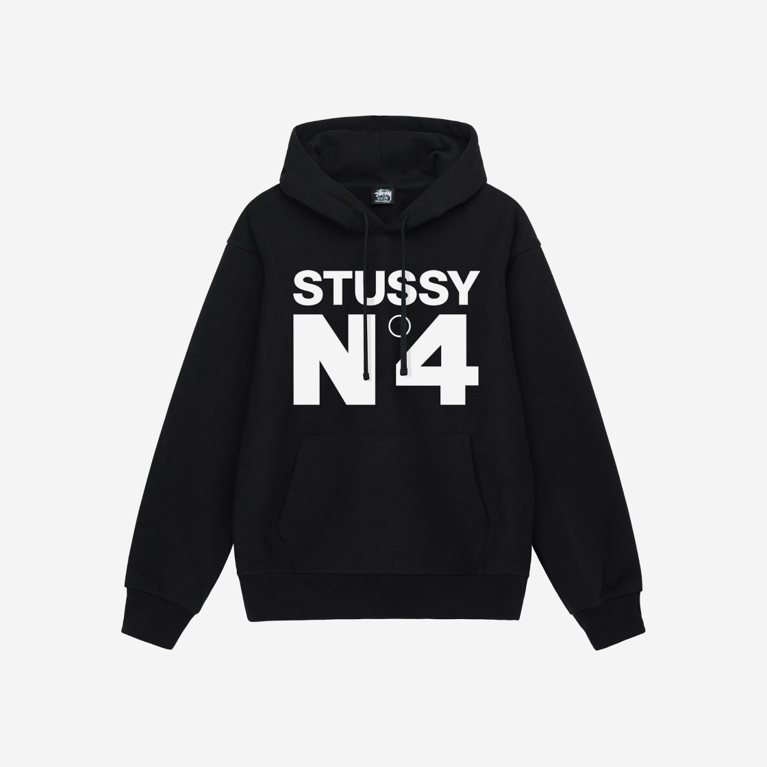 스투시 NO.4 후드 블랙 | Stussy | KREAM